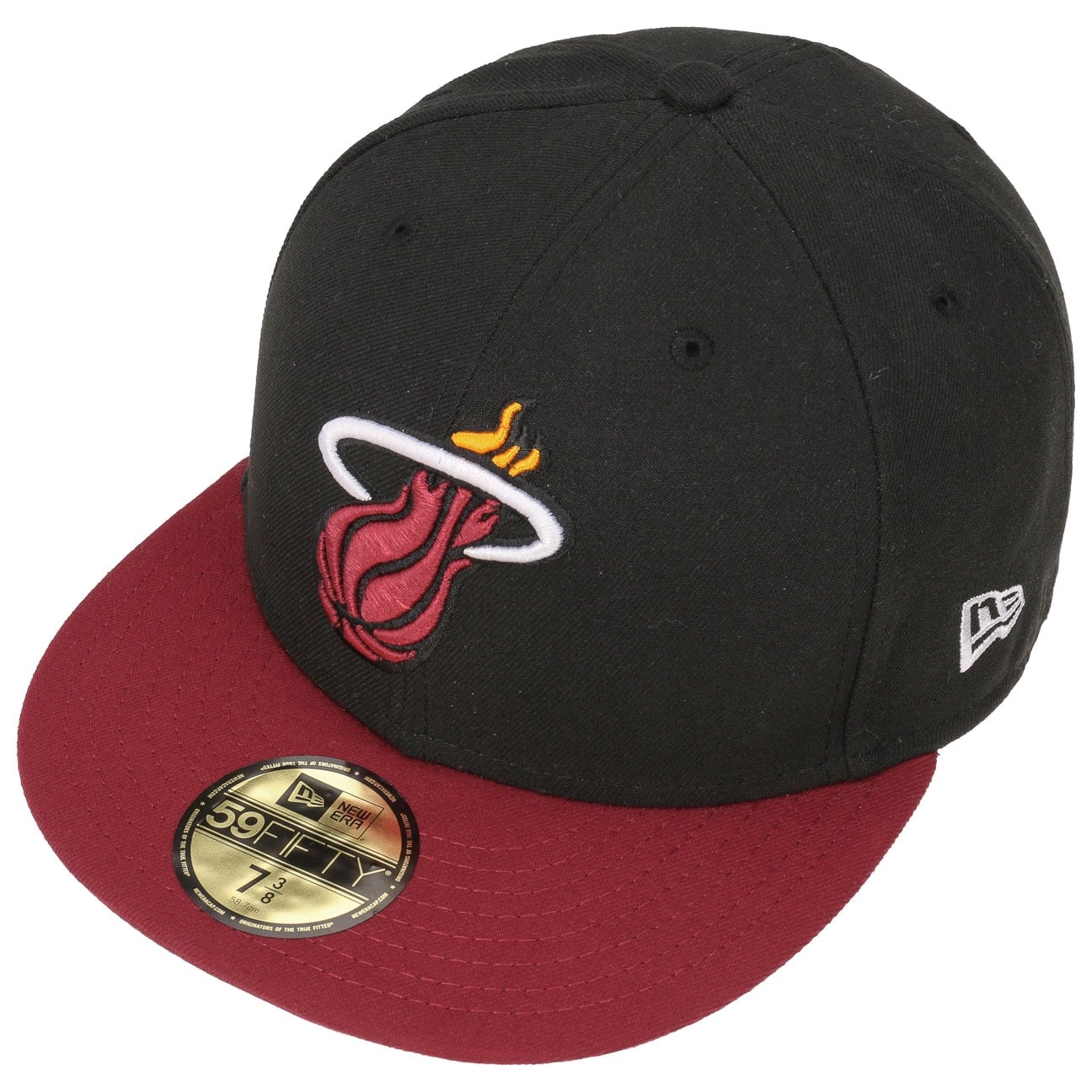 59Fifty Miami Heat Basic Cap by New Era --> Chapeaux, casquettes ...
