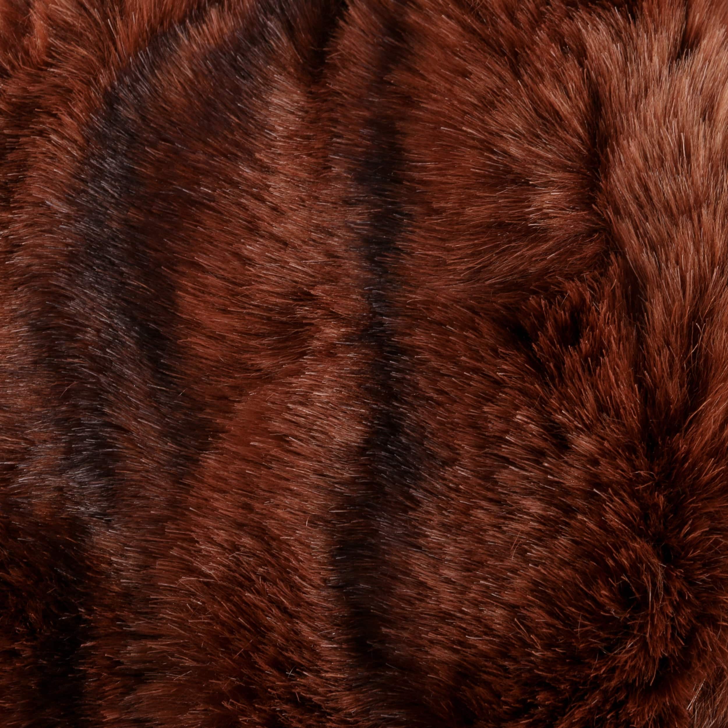 Béret Basque Cognac Fake Fur by Gebeana - 69,95