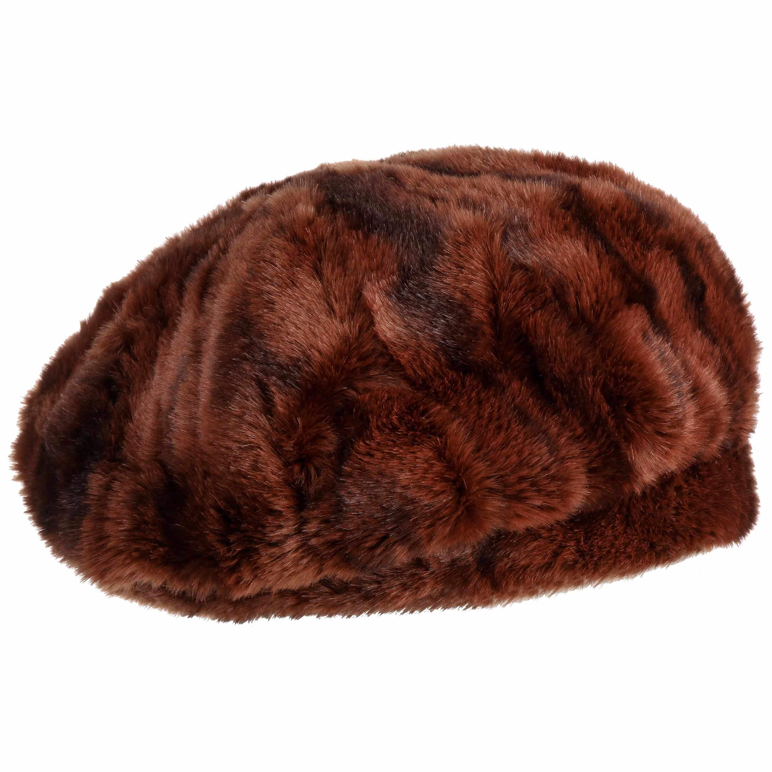 Béret Basque Cognac Fake Fur by Gebeana - 69,95