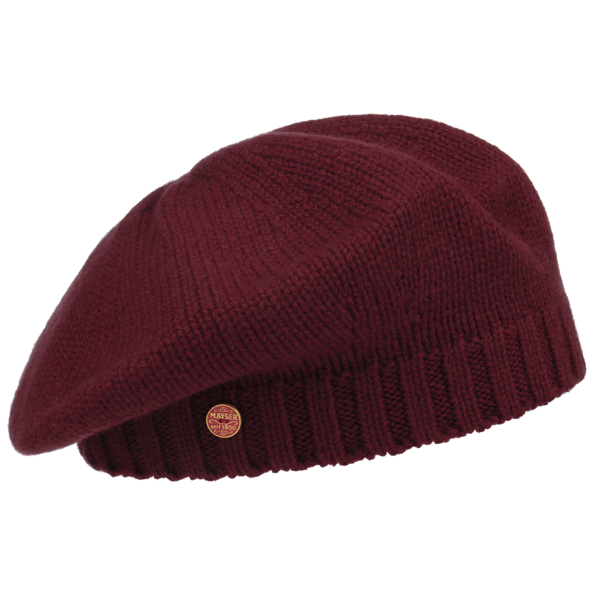 Béret Basque en Tricot Saloa Cachemire by Mayser - 69,95