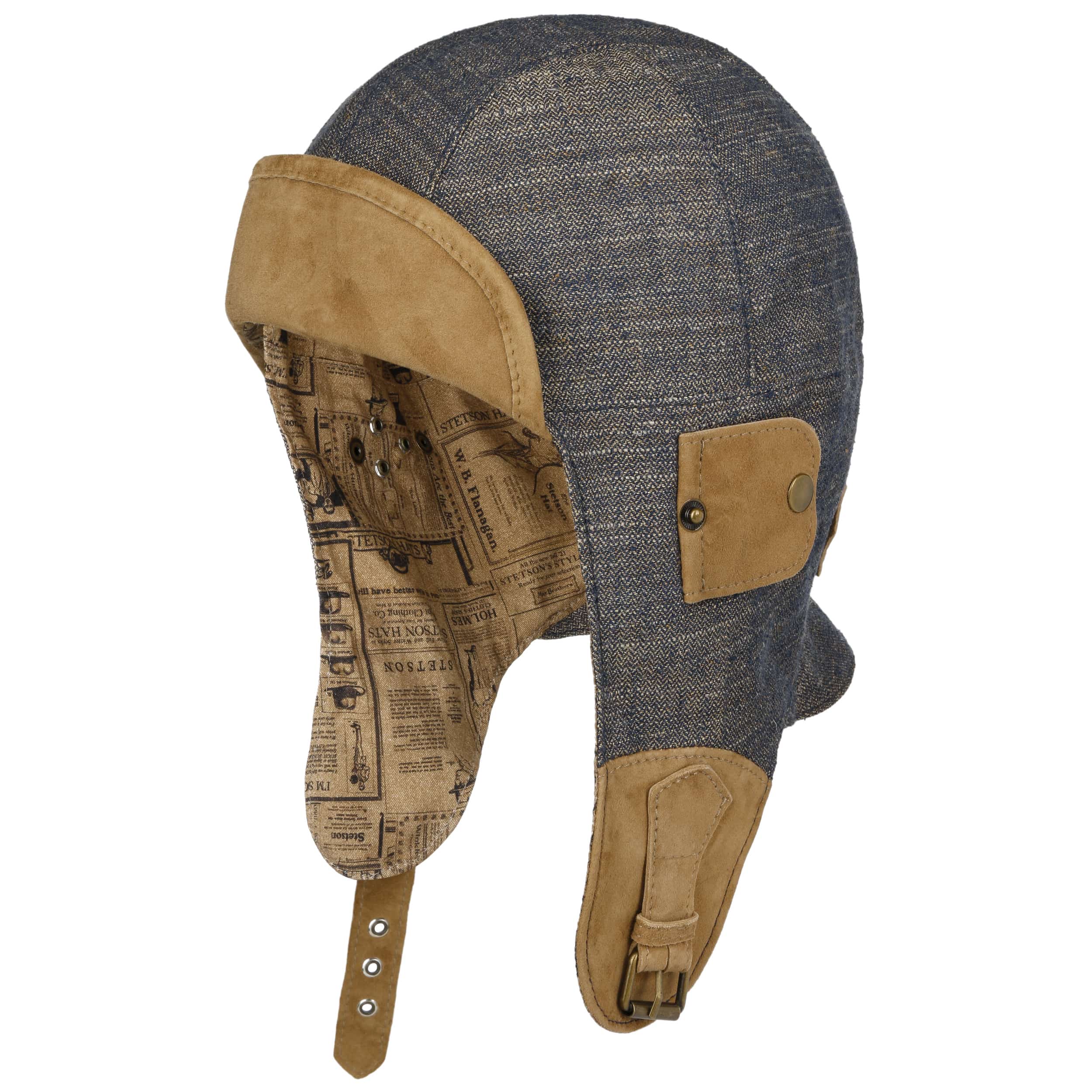 Bonnet Aviateur Convertible Herringbone by Stetson - 149,00