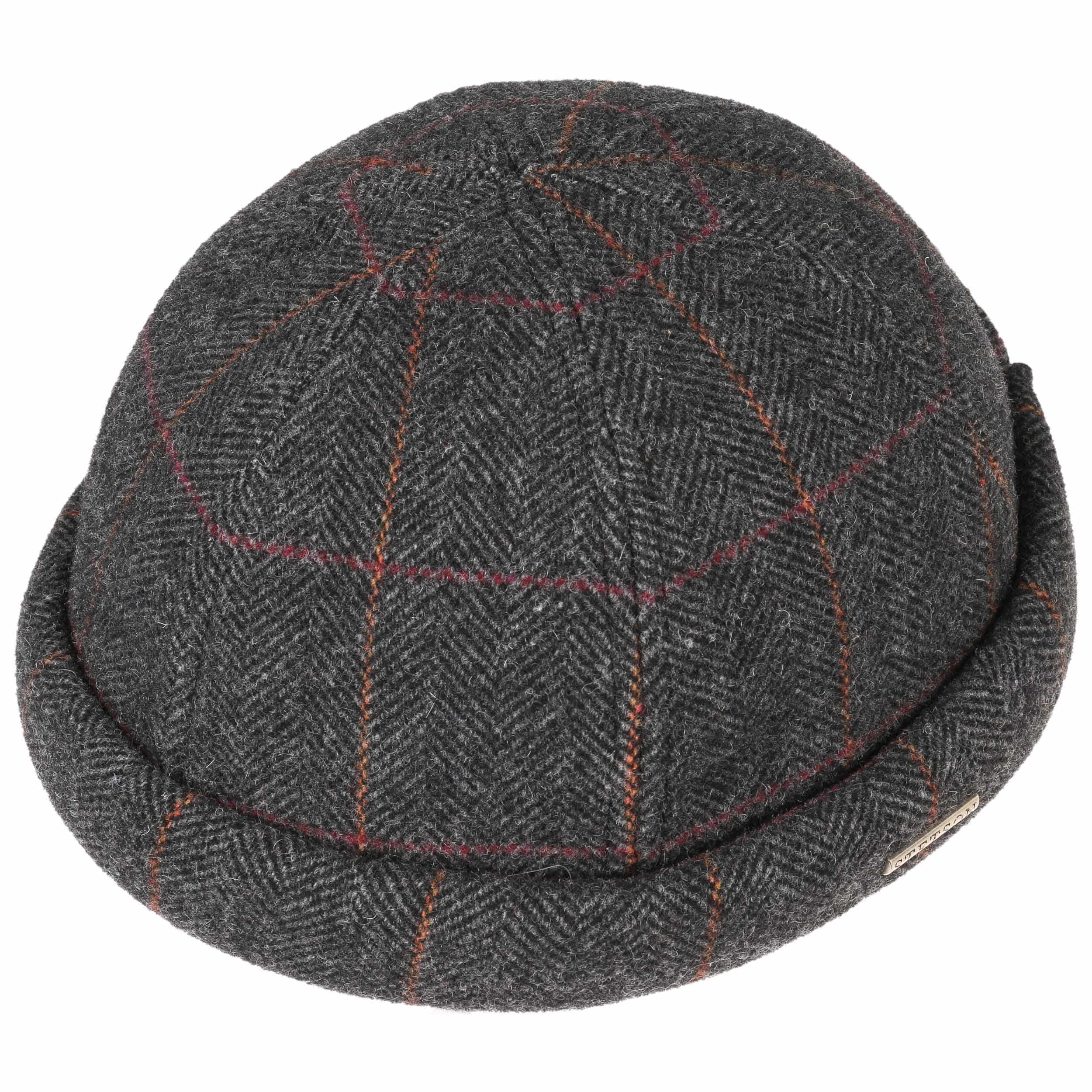 Bonnet Docker Herringbone Wool by Stetson - 49,00