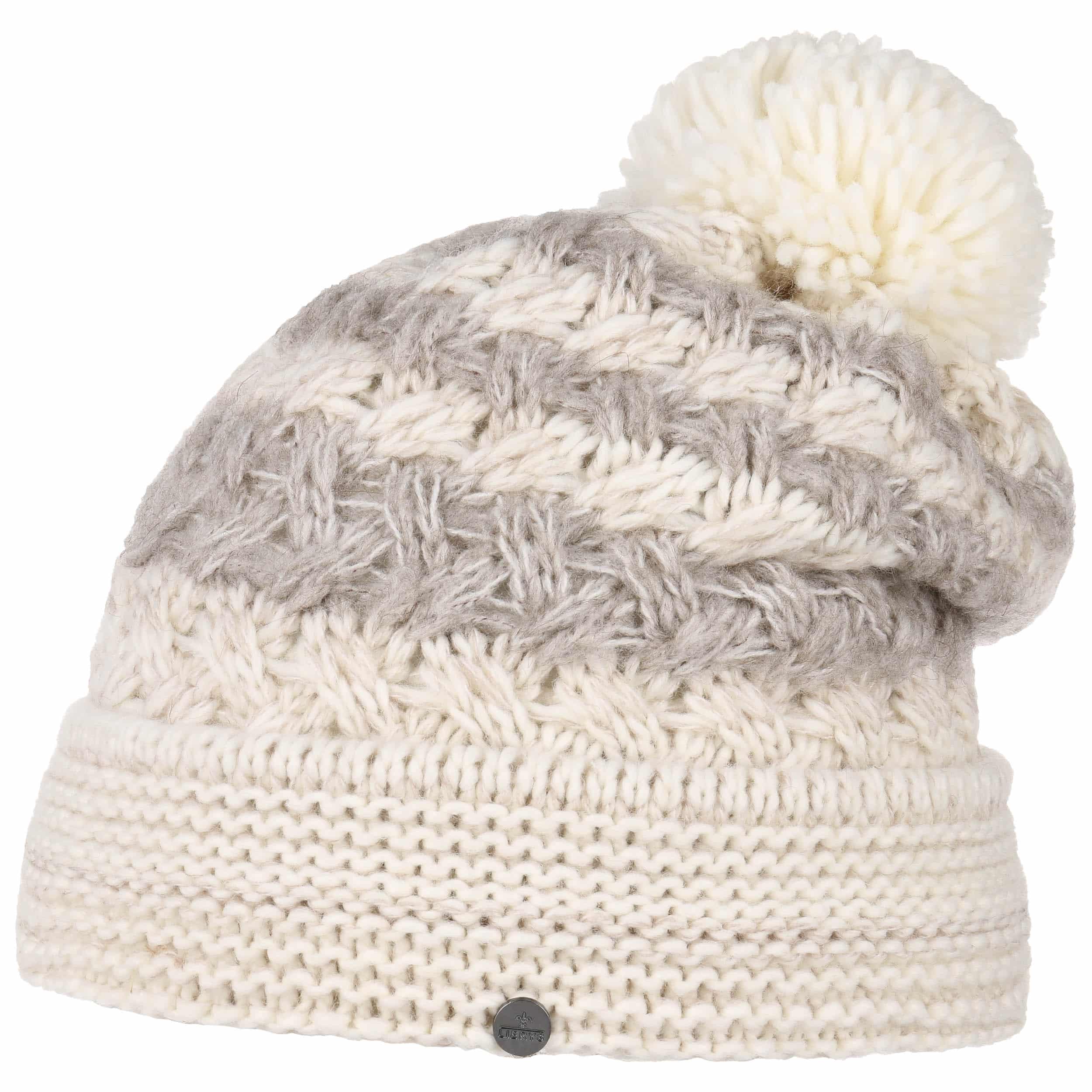 Bonnet à Pompon Mohair Stripes by Lierys - 39,95