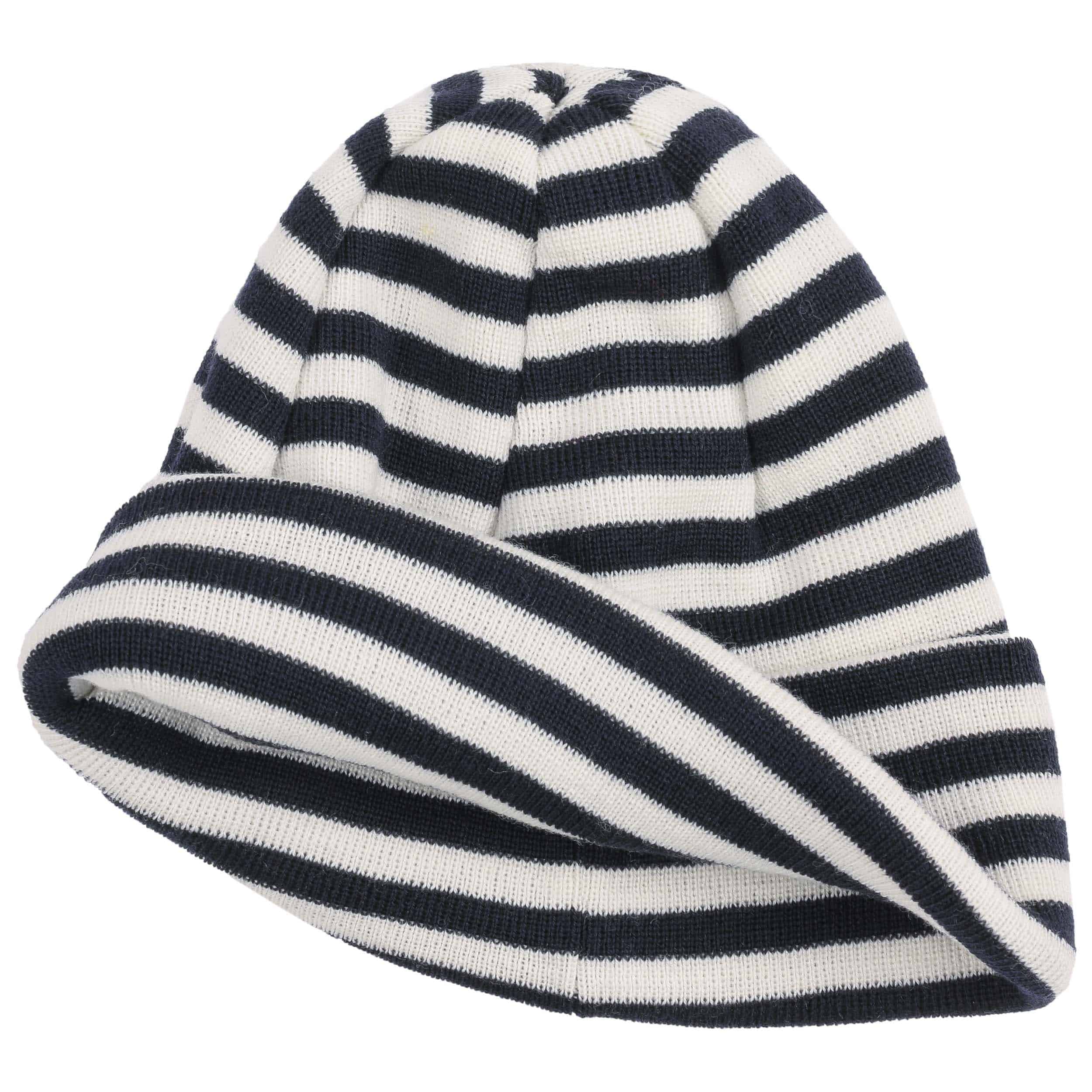 Bonnet à Revers Marine Merino by Lierys - 34,95