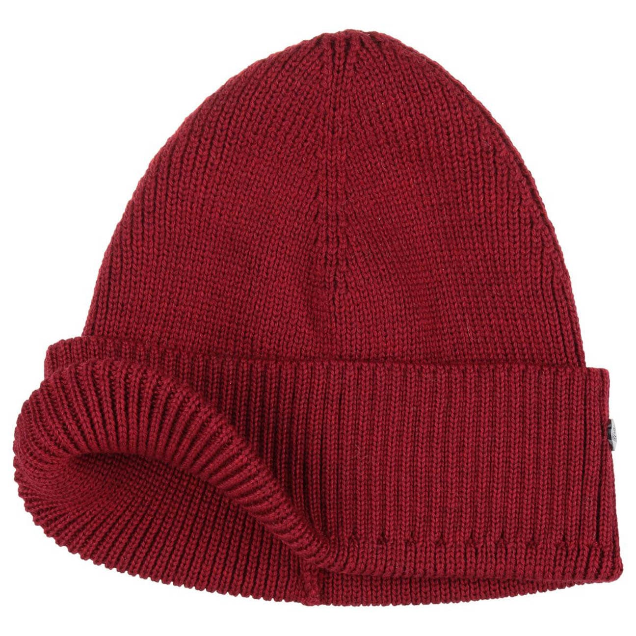 Bonnet à Revers Uni Merino by Lierys - 45,00