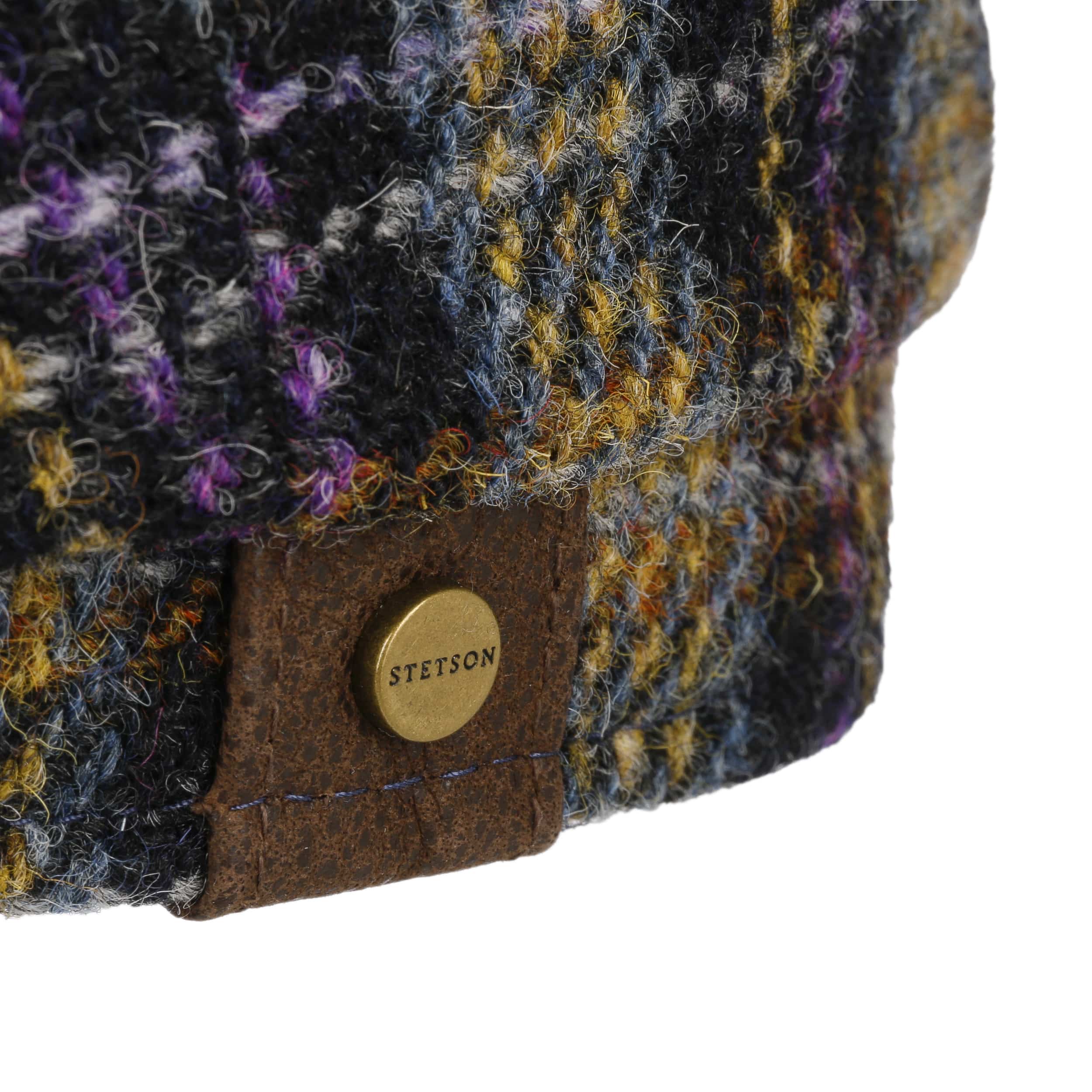 Casquette Hatteras Check Harris Tweed by Stetson - 139,00