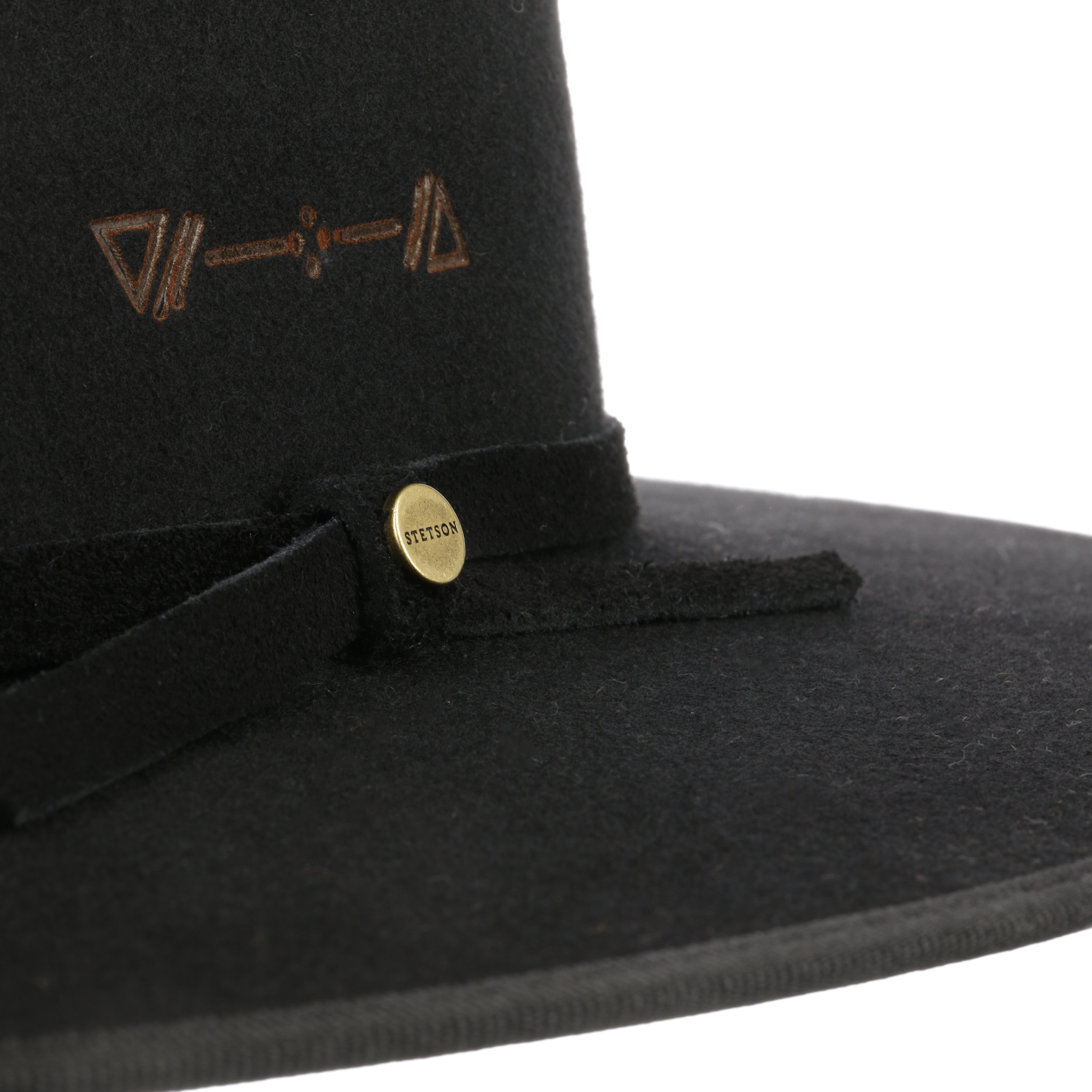 Chapeau en Laine Open Crown Asahi Guard by Stetson - 149,00