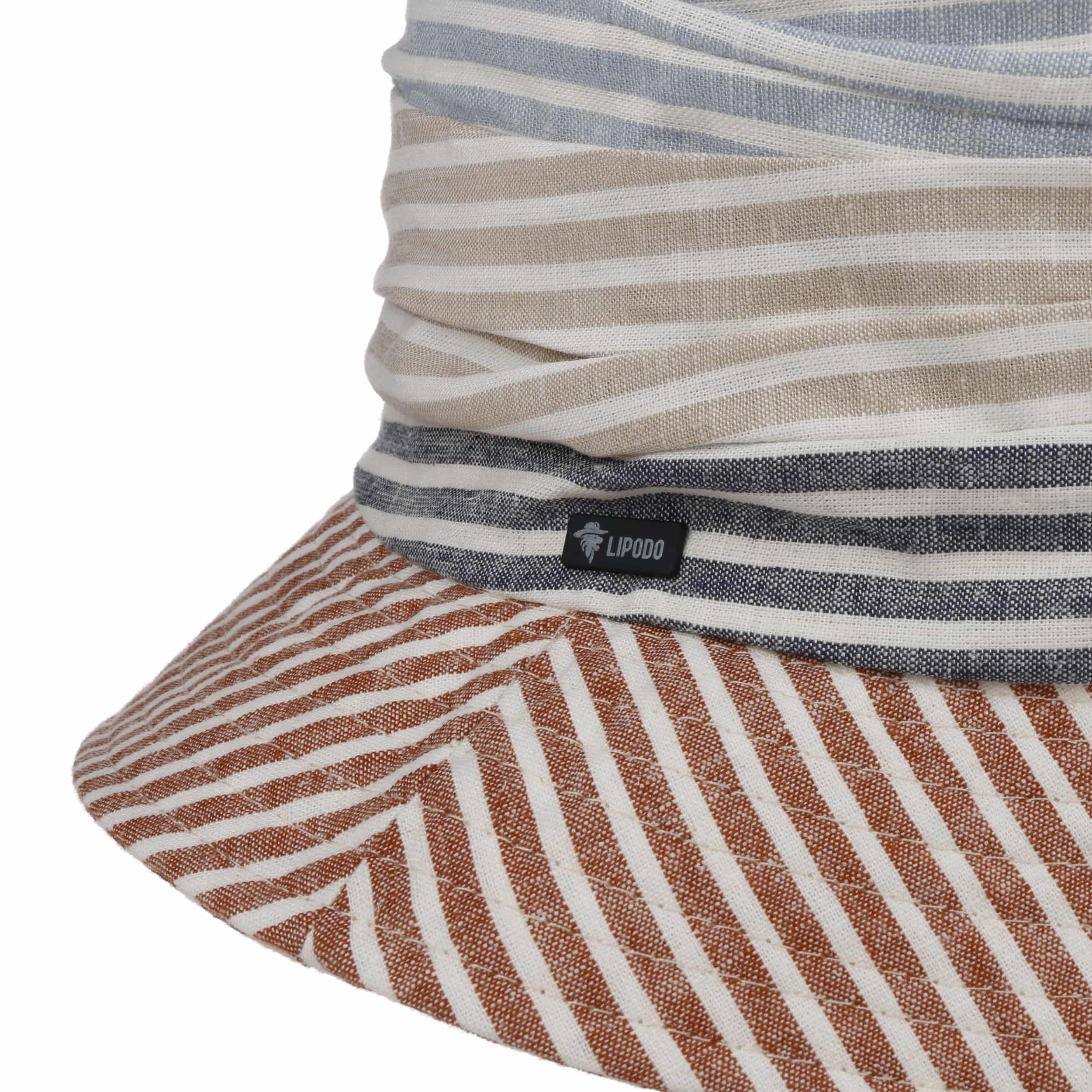Chapeau en Lin Colour Stripes Bucket by Lipodo - 49,95