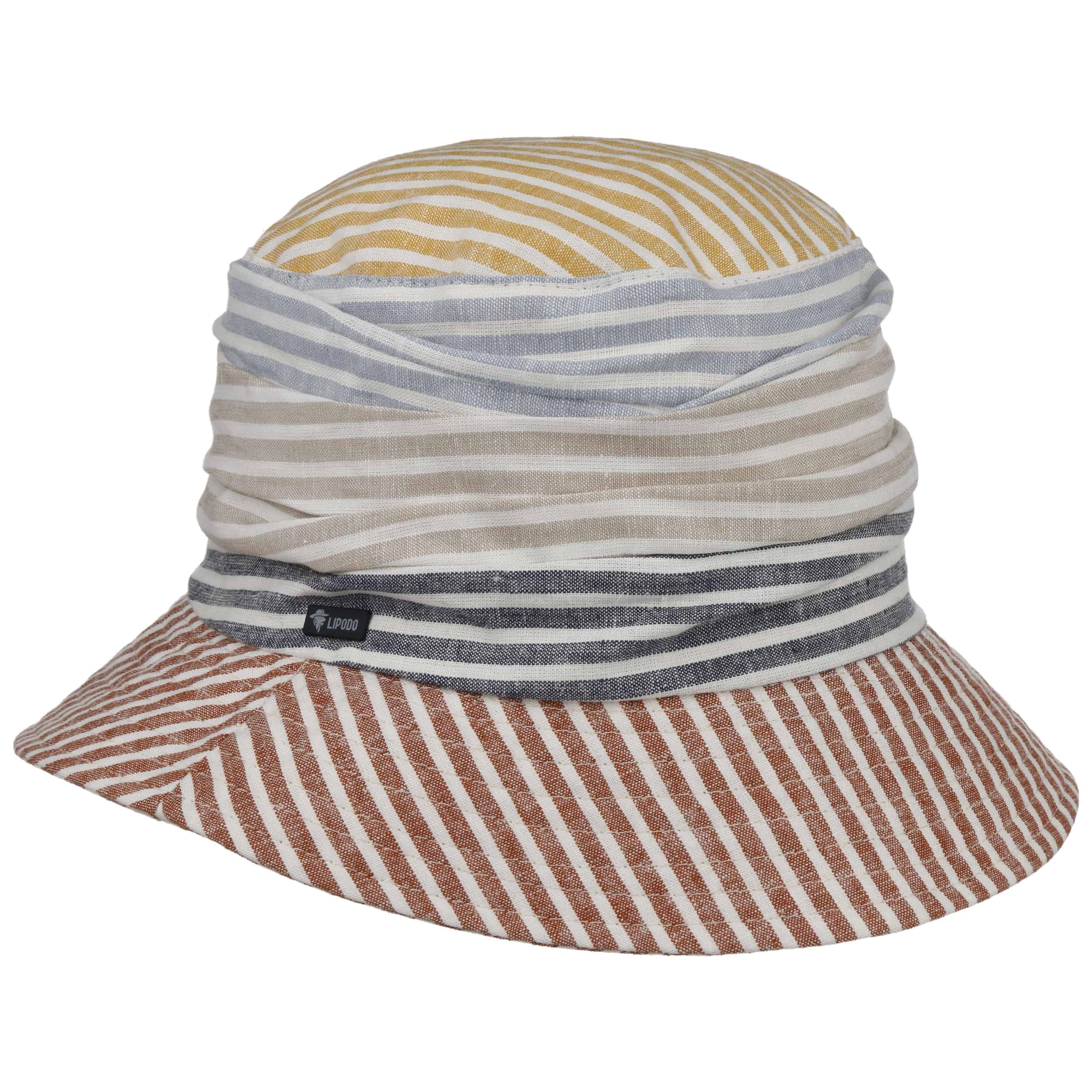 Chapeau en Lin Colour Stripes Bucket by Lipodo - 49,95