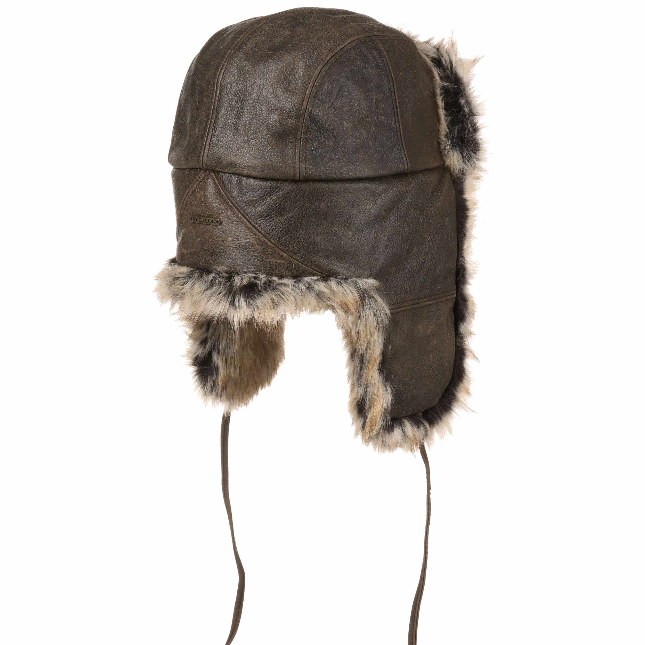 Chapka en Cuir Alaska Cowhide by Stetson - 129,00